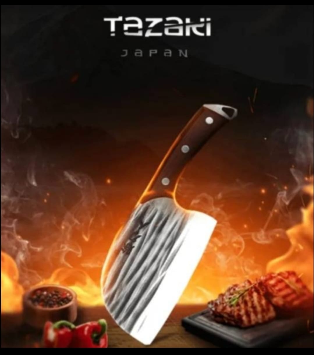 CUCHILLO TIPO HACHA TAZAKI – DAQUITI